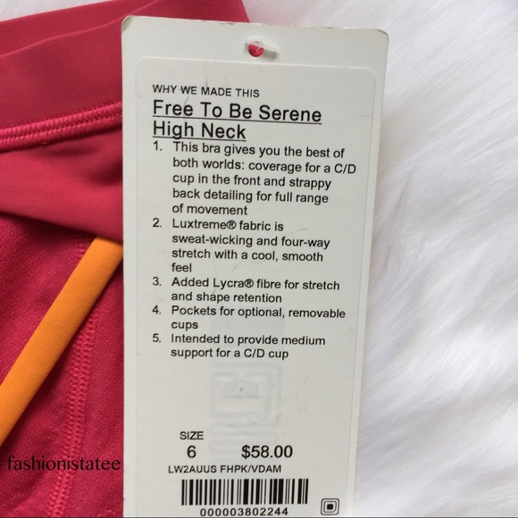 lululemon athletica | Intimates & Sleepwear | Nwt Lululemon Free To Be ...